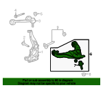 2009-2014 Ford Lower Control Arm - Driver's Side (LH) 9L3Z-3079-A ...