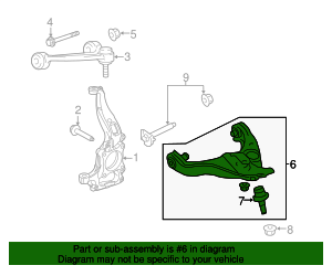 2014-2017 Ford Lower Control Arm EL1Z-3079-A | OEM Parts Online