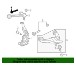 2004-2021 Ford Upper Control Arm Bolt -W500569-S439 | OEM Parts Online