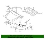 2001-2019 Hyundai Front Seal Clip 86438-4A100 | OEM Parts Quick