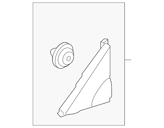 Genuine Pillar Molding for 2017-2020 Hyundai Elantra | Part# 86180 ...