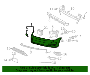 2018-2021 Volkswagen 2016-2017 VW Golf GTI Autobahn, S, SE front bumper ...