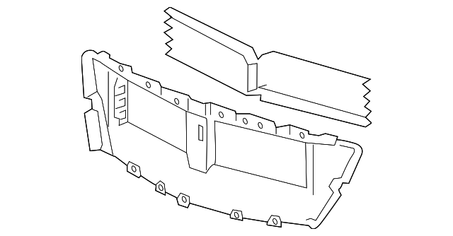 2019-2020 Cadillac CT6 Front Bumper Shutter 84571731 GM | GMPartsDirect.com