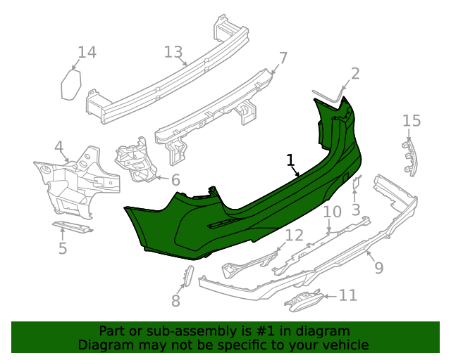 51128080943 - 2020-2023 BMW Bumper Cover (51-12-8-080-943) | BMW of ...