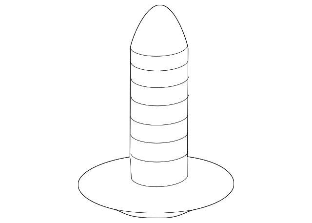 006-990-53-12 - Lift-Gate Trim Scuff Plate Screw 2017-2023 Mercedes ...