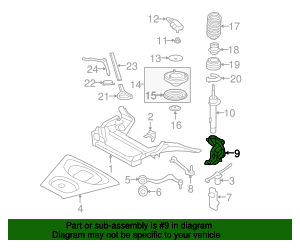 Genuine BMW 31-21-2-283-435 | Knuckle | FREE Shipping on Most Orders ...