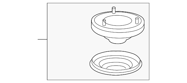 31302283650 - 2008-2013 BMW Suspension Strut Mount (31-30-2-283-650 ...