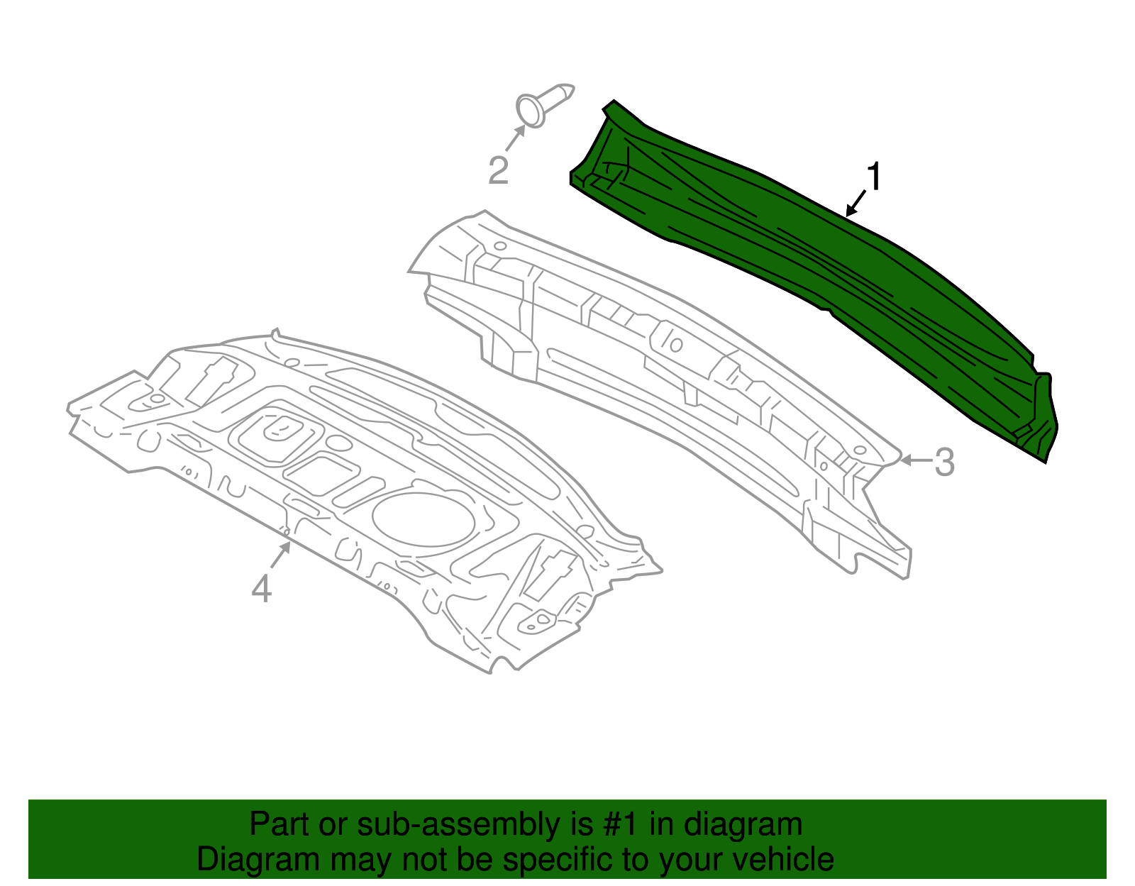 2017-2024 Audi Rear Body Panel 8W5-813-307-B | Audi USA Parts