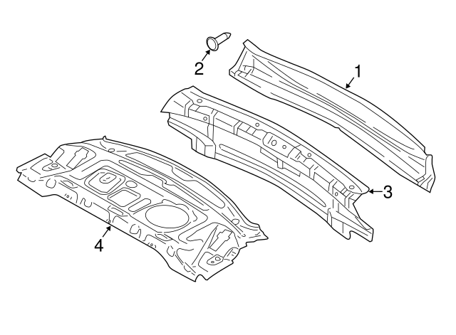 2017-2024 Audi Rear Body Reinforcement 8W5-813-331-TA | AutoNationParts.com