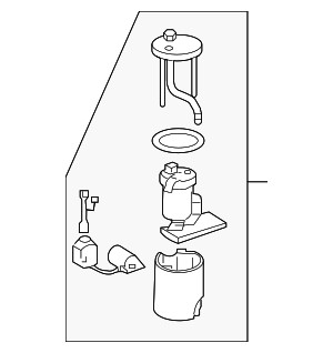 Genuine Toyota Fuel Pump And Sender Assembly part# 77020-06230 for 2007 ...