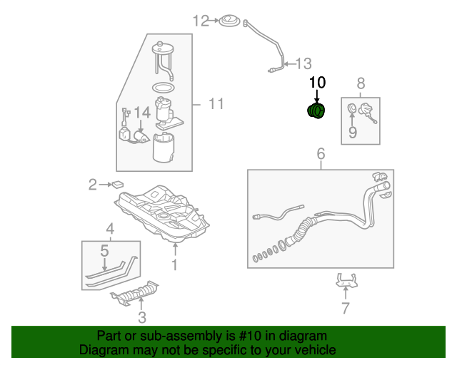 77291-33060 - Fuel Filler Housing - 2007-2011 Toyota Camry | nashuatoyota