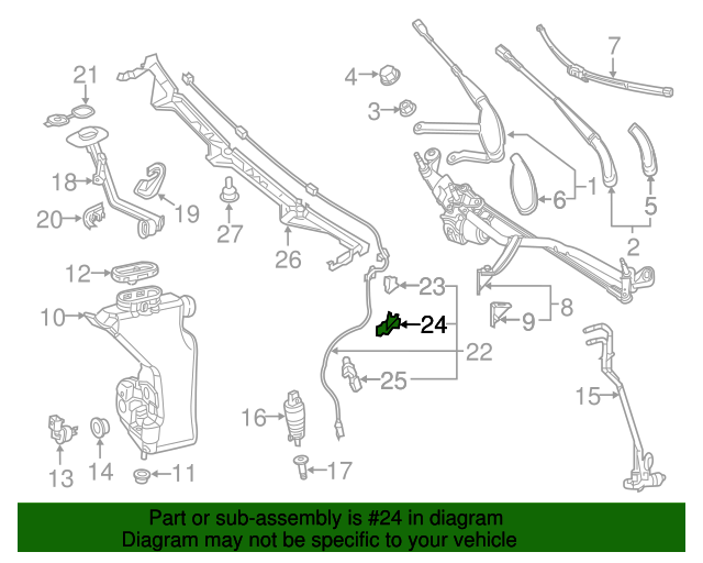238-869-00-00 - Nozzle Assembly Retainer 2017-2021 Mercedes-Benz ...
