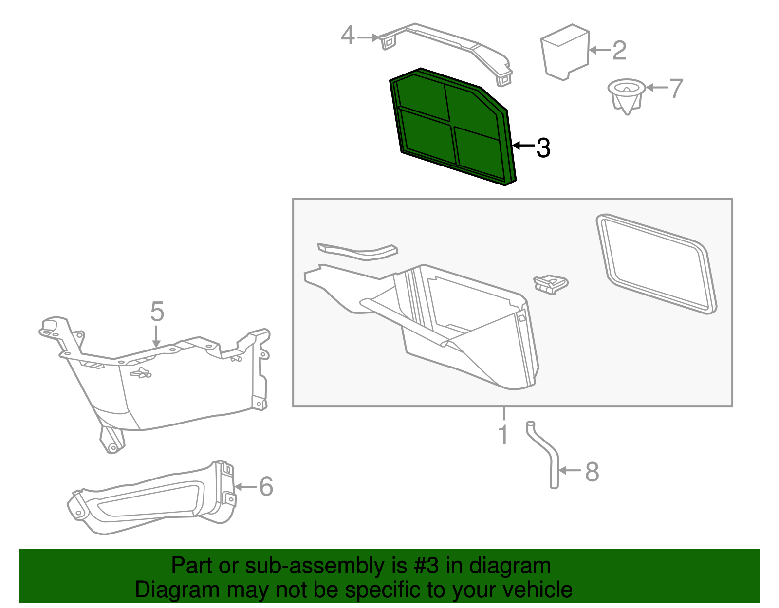 92184248 - Cabin Air Filter 2008-2017 GM | Gateway Buick GMC Parts