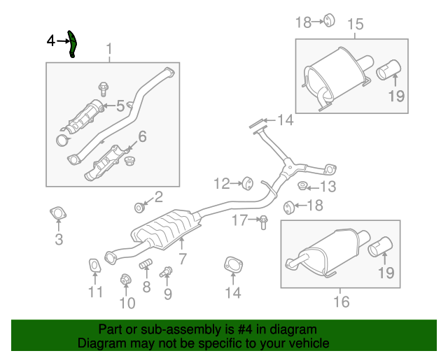 2010-2021 Subaru OEM NEW 2010-2020 Subaru Legacy Outback WRX Converter ...