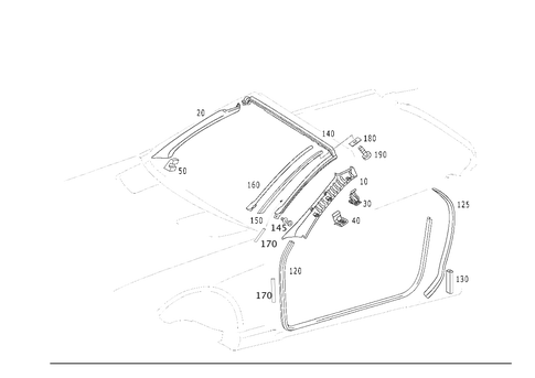 Roof Attachment Parts, Door Edge Guard Sections, Panelling for 2009 ...