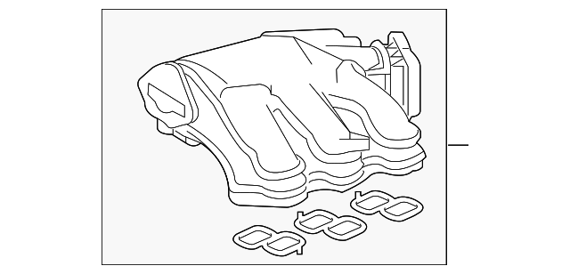 17190-0P032 - Intake Plenum - 2007-2018 Toyota | OEM Genuine Toyota Parts