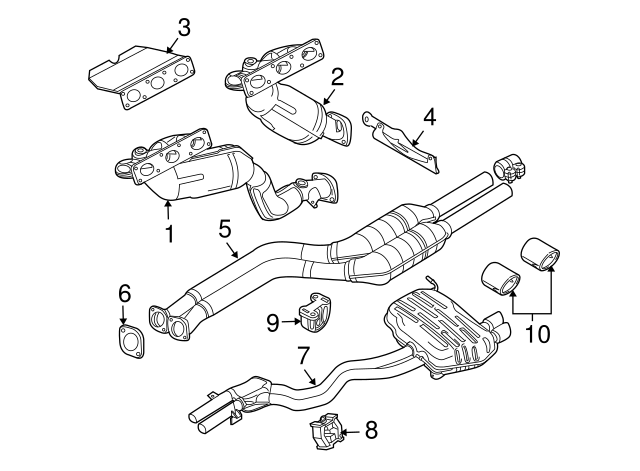 Genuine BMW 18-40-7-518-675 | Exhaust Manifold | FREE Shipping on Most ...