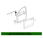 1988-2024 GM Upper Center Pillar Trim Screw (Replaces Part Number ...