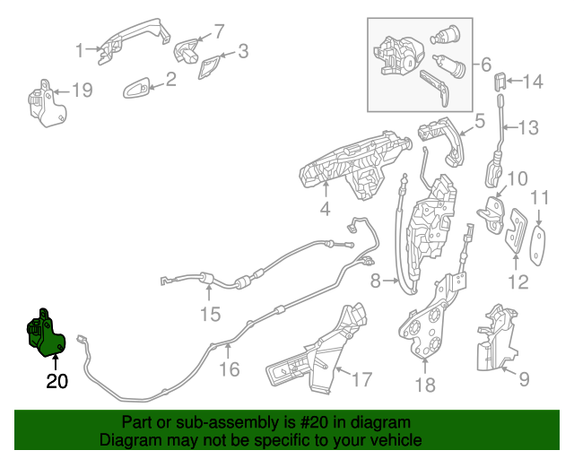 231-720-07-37 - Lower Hinge 2013-2015 Mercedes-Benz | Mercedes-Benz USA ...