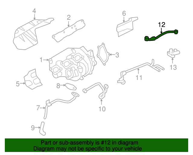 2009-2023 Nissan GT-R Turbocharger Oil Line 15192-JF01B | QuirkParts