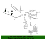 2007-2017 GM Windshield Washer Nozzle 25823360 GM | GMPartsDirect.com
