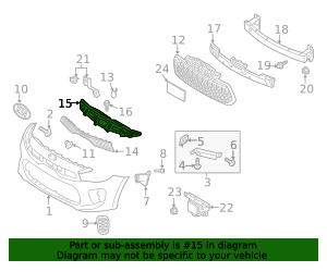 86391-H9AA0 - Sight Shield 2021-2023 Kia Rio | Kia.Parts Store