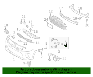 86617-3X000 - Side Bracket Nut 2018-2023 Kia | Kia.Parts Store