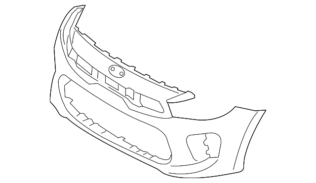 86511-H9AA0 - Bumper Cover 2021-2023 Kia Rio | Genuine Kia Parts