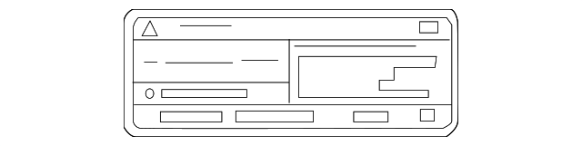 88723-48380 - Caution Label - 2020-2022 Lexus RX450hL | MyLexusParts