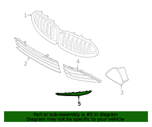 51117482939 - 2020-2021 BMW Trim (51-11-7-482-939) | BMW of South ...