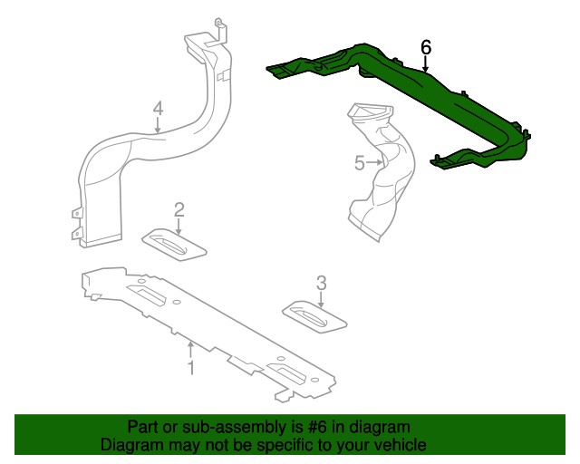 62971-08020 - Air Distributor 2011-2020 Toyota Sienna | Bam Wholesale Parts