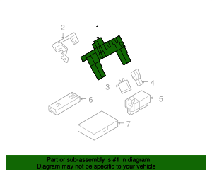 2007-2015 Nissan Fuse & Relay Box 24311-ED000 | TascaParts.com
