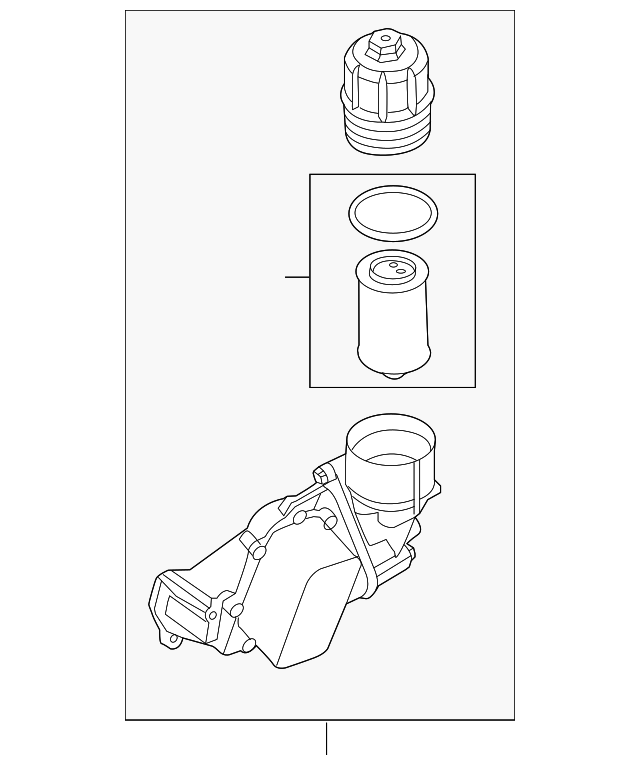2014-2018 Jeep Grand Cherokee Engine Oil Filter Housing 68525212AA ...