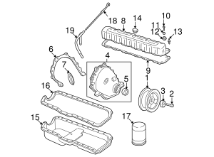 1996-2004 Jeep Cover Cylinder Head 53020323 | TascaParts.com