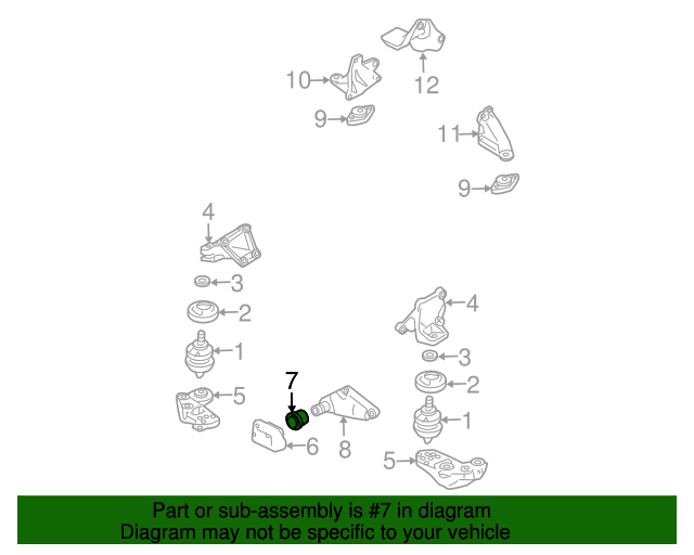 1998-2005 Volkswagen Passat Stop 8D0-199-339-P | OEM Parts Online