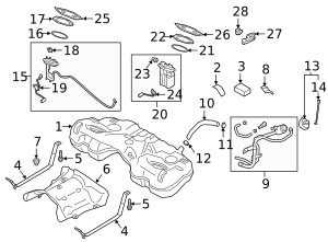 31435-3T000 - Fuel Pressure Sensor 2014-2024 Hyundai | AutoNationParts.com