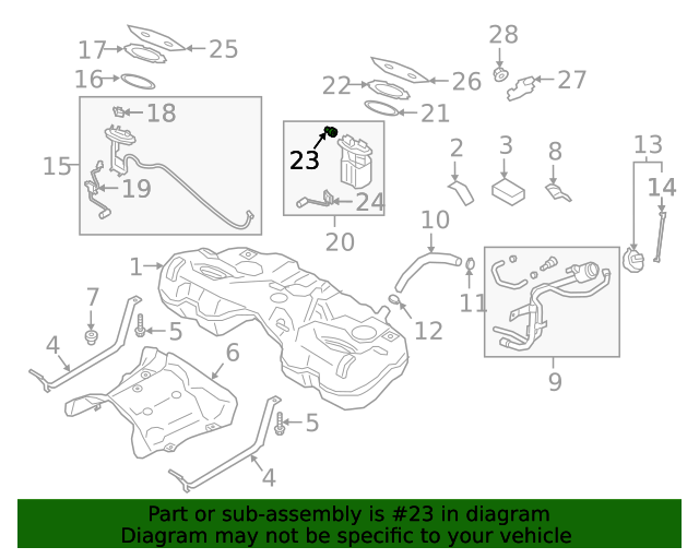 31435-3T000 - Fuel Pressure Sensor 2014-2024 Hyundai | AutoNationParts.com