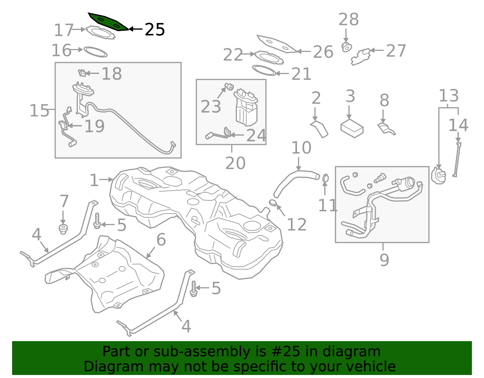 31107-J5500 - High-Quality Fuel Tank Access Cover for 2019-2025 Genesis ...