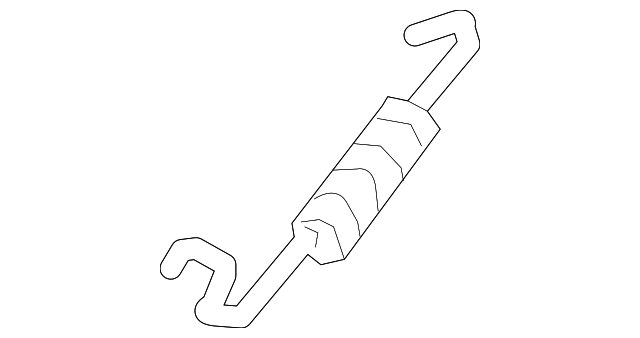 Hyundai - 58255-3M000 - Parking Brake Shoe Return Spring - 2009-2024 ...