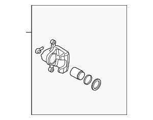 2019-2023 Genesis G70 Caliper Kit Rear Brake Left-Hand 58310-J5A00 ...