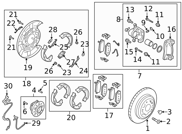 2009-2022 Hyundai Disc Brake Caliper Pin Boot 58164-3M000 | QuirkParts