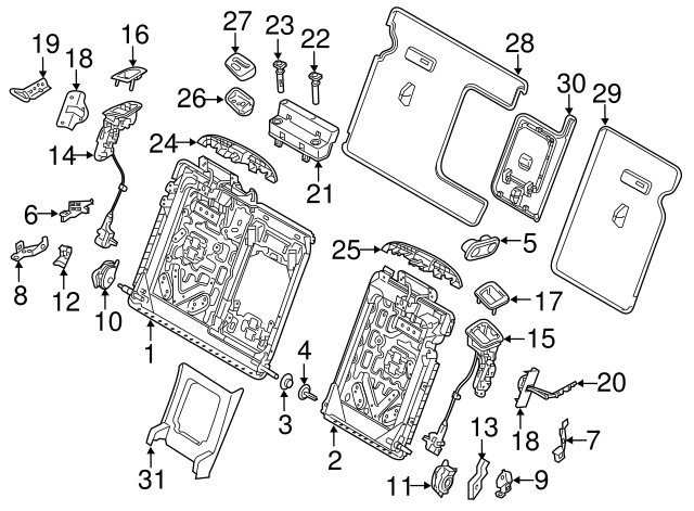 2008-2021 Volvo Side Bracket 30761048 | TascaParts.com
