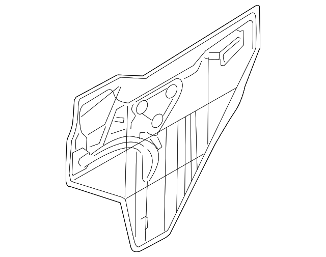 2017-2020 Nissan Armada Water Deflector - Driver's Side (LH) 82861 ...