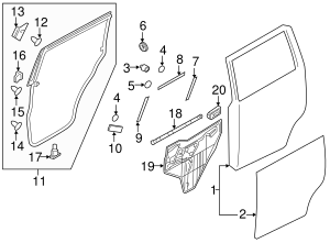 2017-2023 Nissan Armada Bumper 80896-AR010 | Nissan Parts Plus