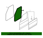2005-2017 Land Rover Door Weather-Strip LR026448 | LandRoverParamusParts