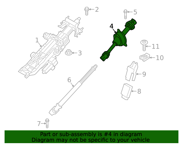 32306871958 - 2019-2022 BMW Intermediate Shaft (32-30-6-871-958) | BMW ...