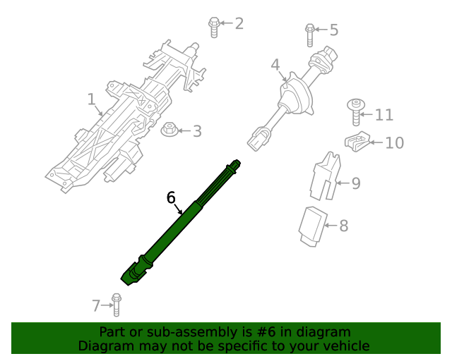32-30-6-871-959 - Lower Shaft 2019-2024 BMW | AutoNationParts.com
