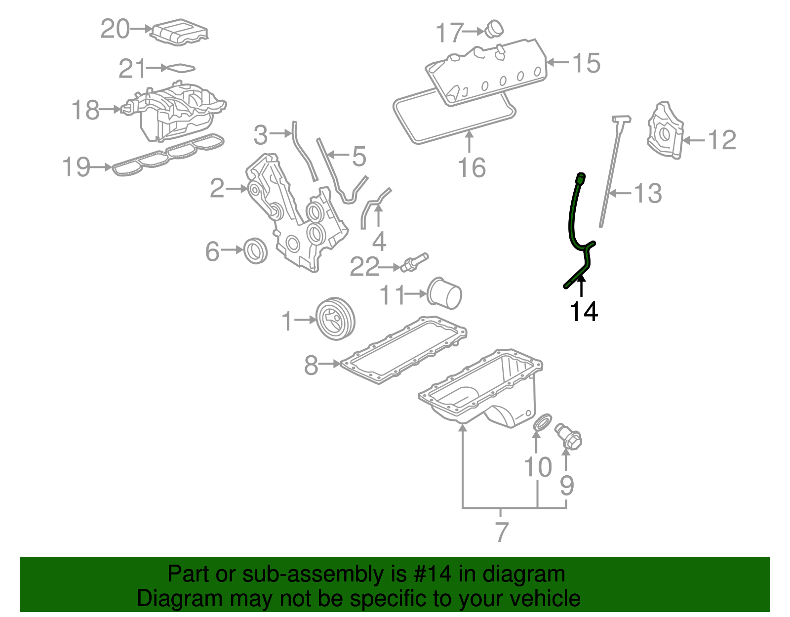 2009-2010 Ford | Tube Assembly | 9L3Z-6754-C | Walls' Ford Parts