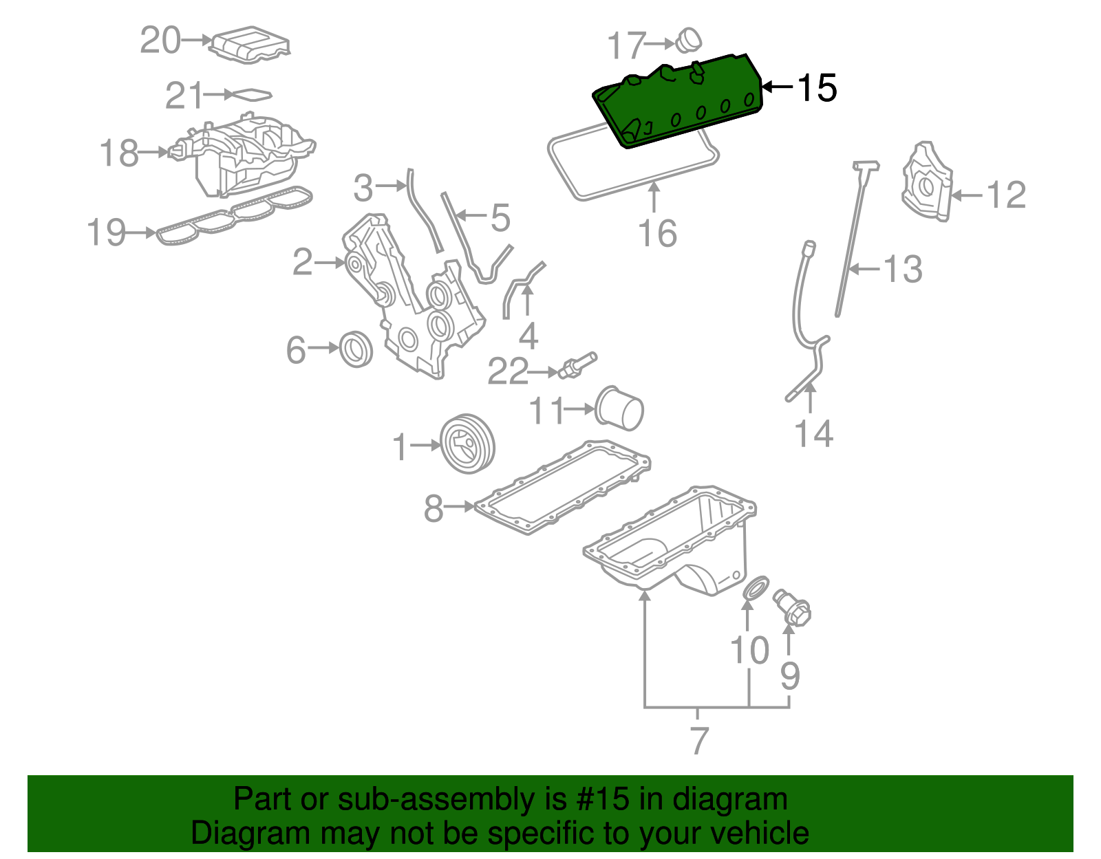 2003-2007 Ford Valve Cover 4L2Z-6582-AA | Varsity Ford