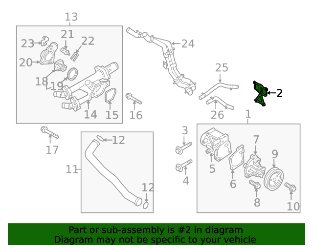 25130-25002 - Gasket 2006-2022 Kia | Kia.Parts Store